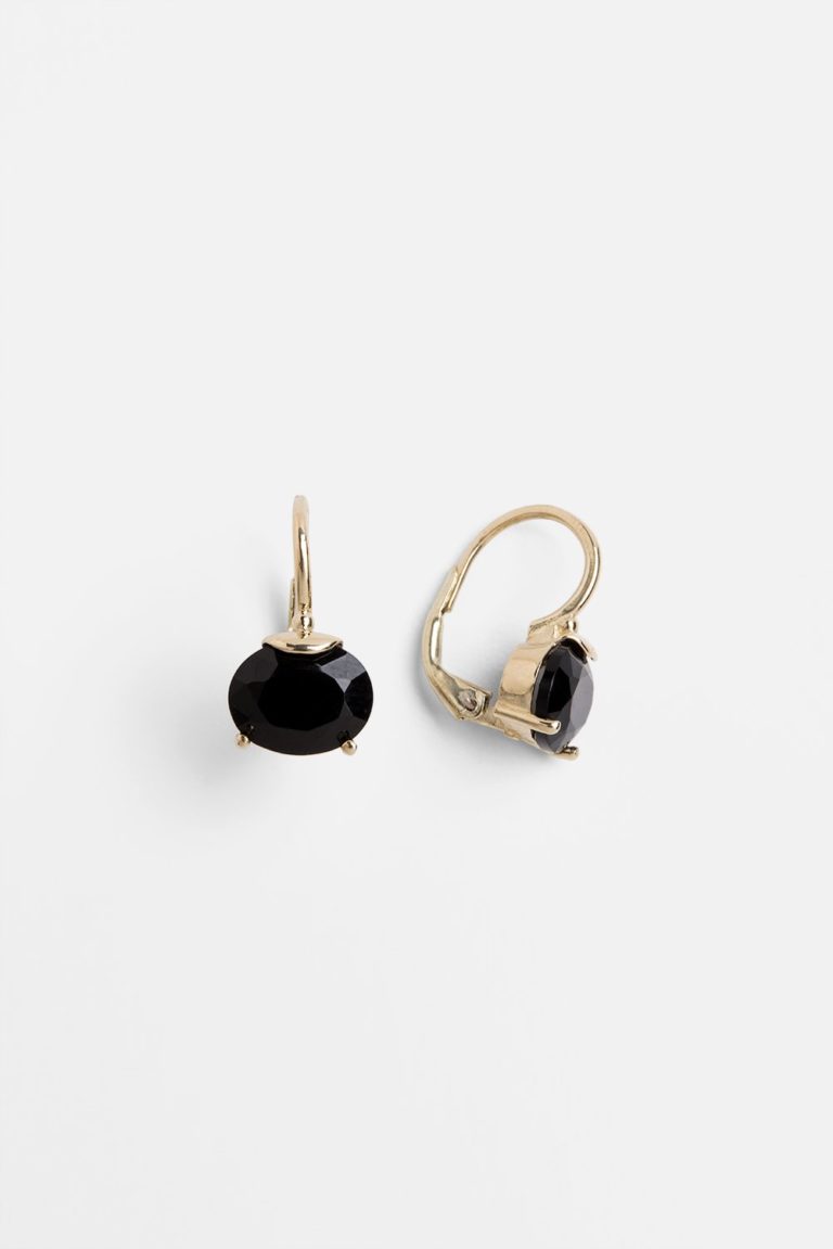 Classic Small Stone Earrings - Zur Alon