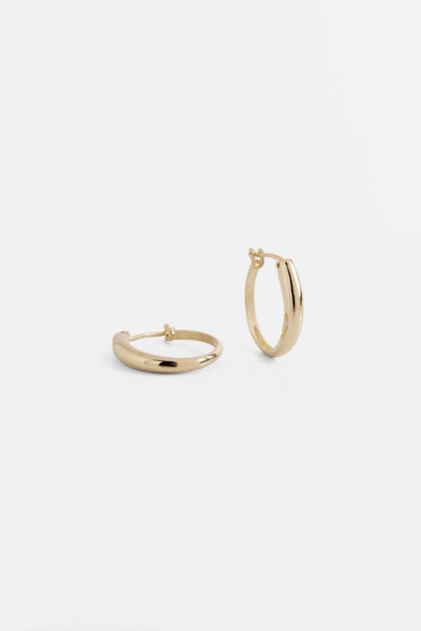 Gold Hoop Earrings - Zur Alon